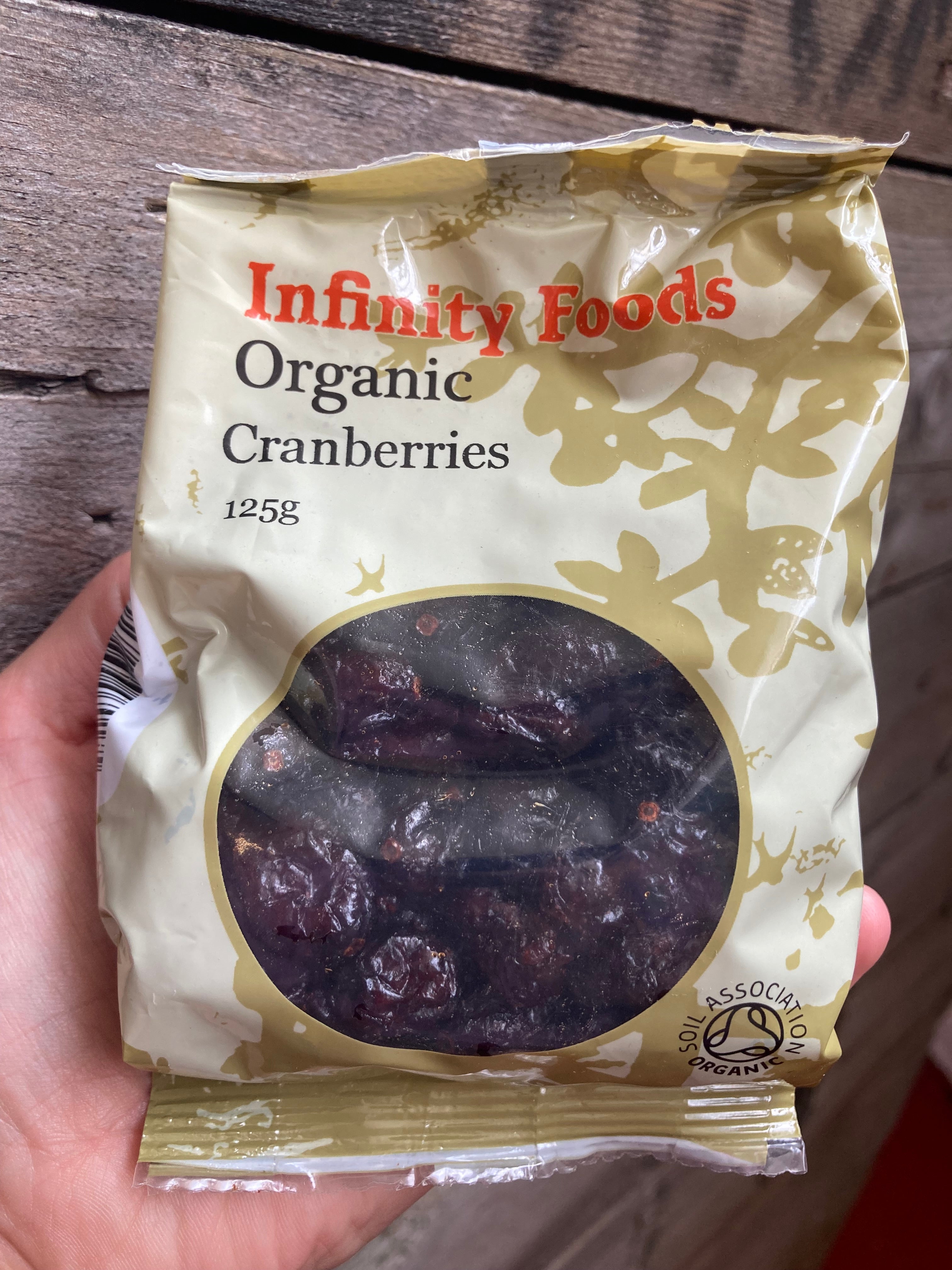 Infinity Organic Cranberries with Apple Juice, 125g – Nourished Communities