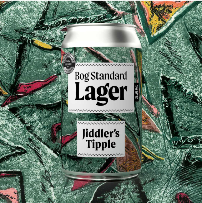 Jiddler's Tipple - Bog Standard Lager 3.8% 330ml – Nourished Communities